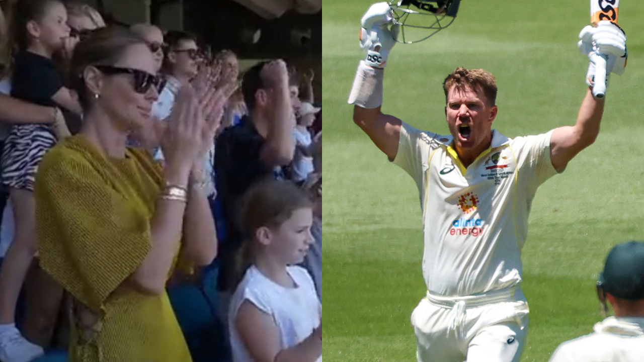 AUS vs SA: David Warner roars, celebrates century in his 100th Test ...