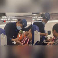 IndiGo Airline crew helps injured passenger in viral video; netizens laud their kindness