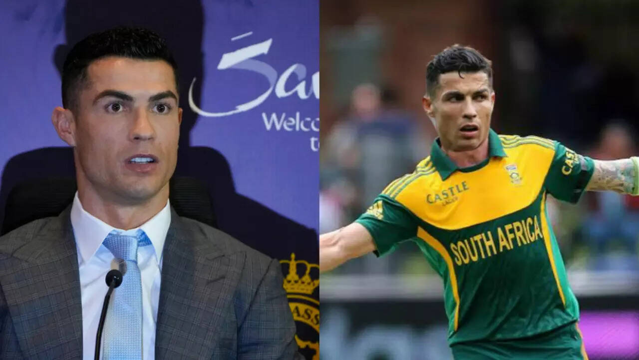 Watch Ronaldo Makes Huge Gaffe Says Happy To Be In South Africa