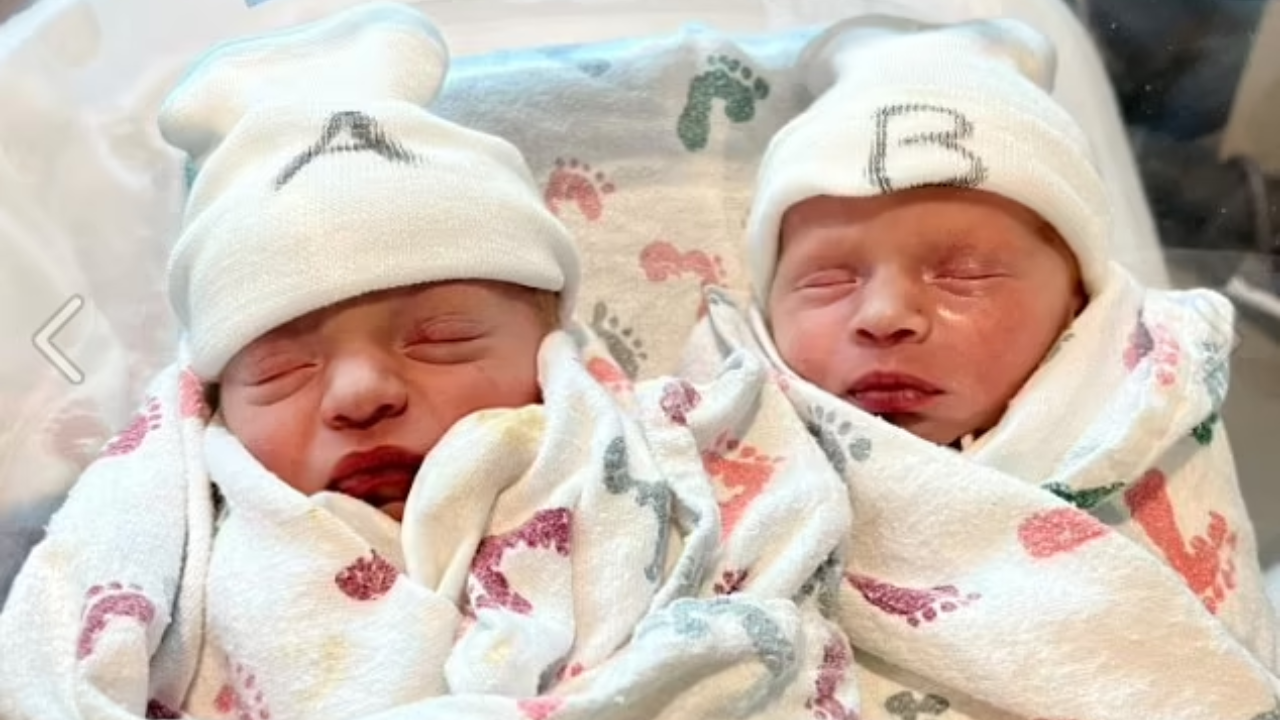 Twins born in 2022 and 2023 - they are only 6 minutes apart