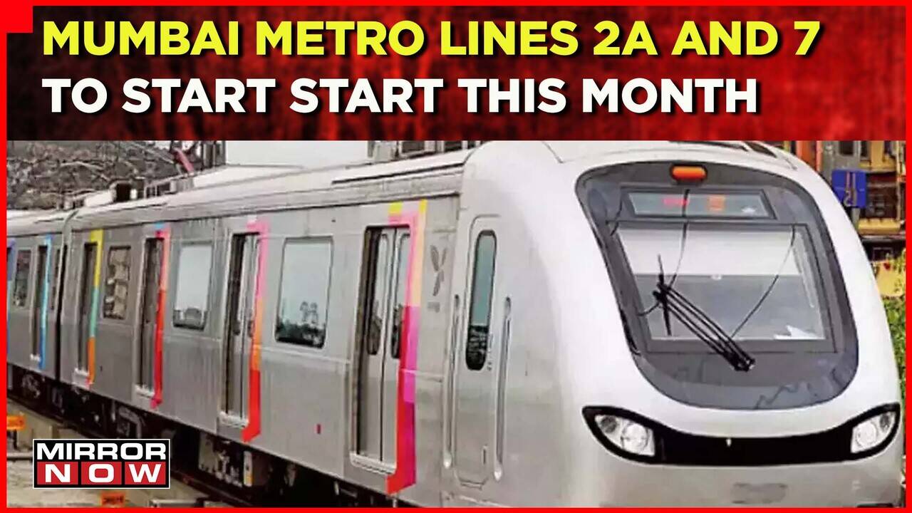 Mumbai metro line 2A: MMRDA gets safety certificate for line likely to ...