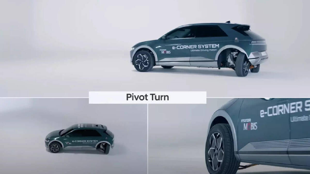 Hyundai Ioniq 5 debuts e-corner system prototype that rotates its ...