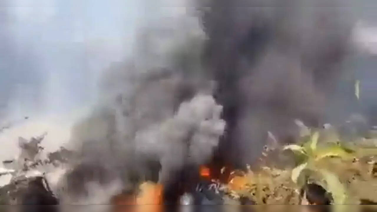 VIDEOS: Nepal plane crash's first visuals show huge cloud of smoke near ...