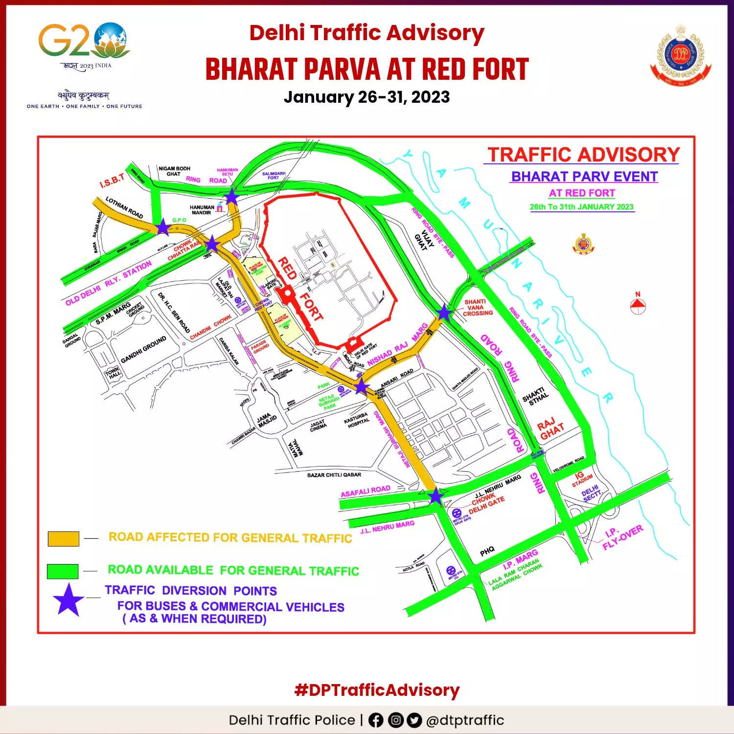 Bharat Parva in Delhi: Traffic Police issues advisory, restrictions ...