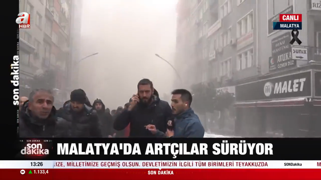 WATCH: Reporter flees crashing building during aftershocks while ...