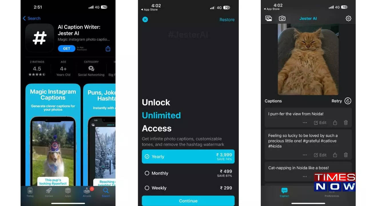 iPhone/iPad: Make Ai write your Instagram captions with Jester Ai ...
