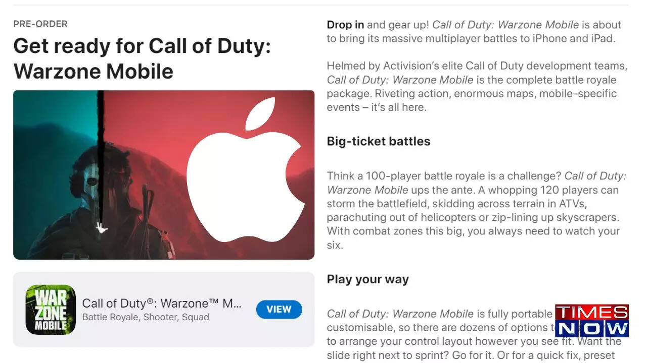 iPhone/iPad: Call of Duty Warzone for iOS hits the Apple app store for ...