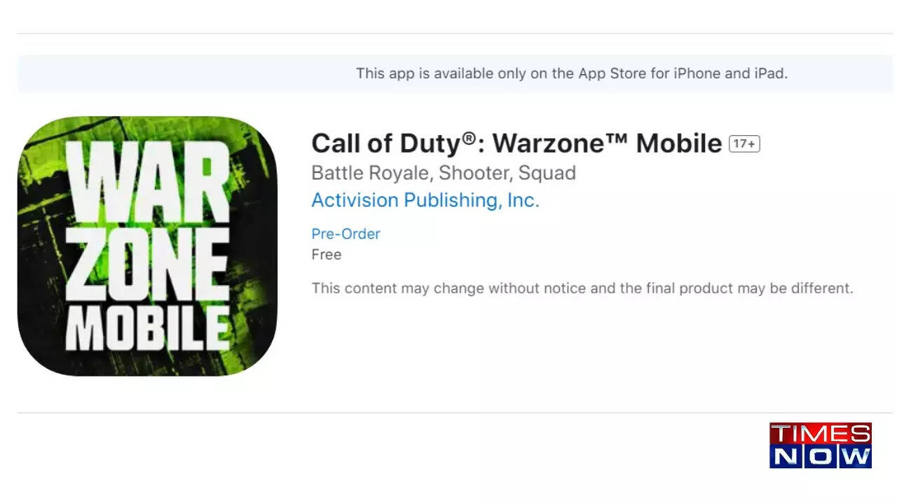iPhone/iPad: Call of Duty Warzone for iOS hits the Apple app store for ...