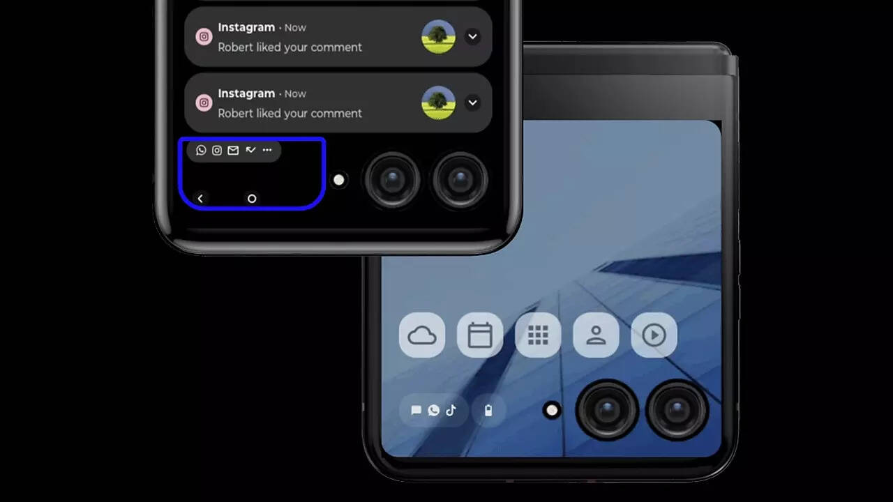Leaked Motorola Razr 2023 renders show off larger cover display ...