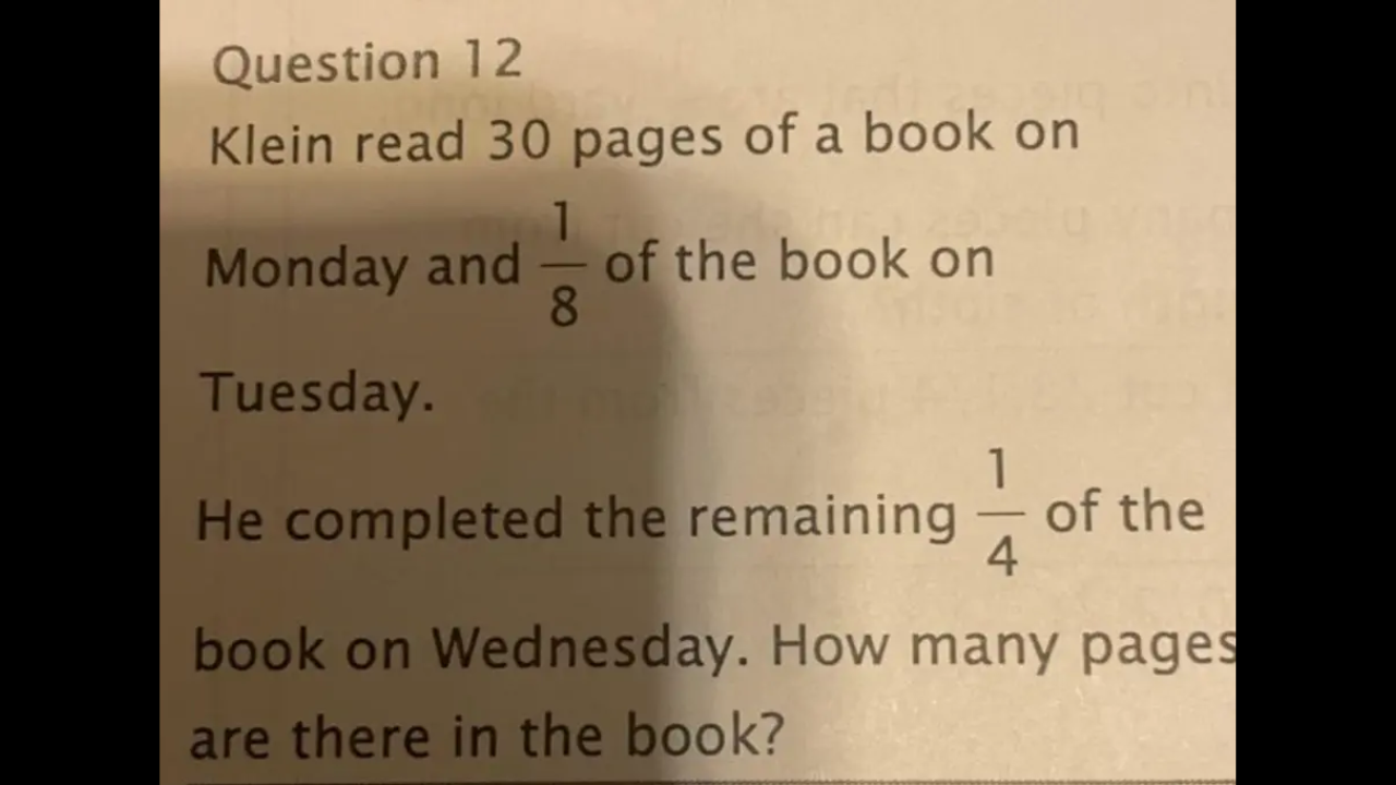 Klein read 30 pages | Kya aap paanchvi paas se tez hain? This Maths ...