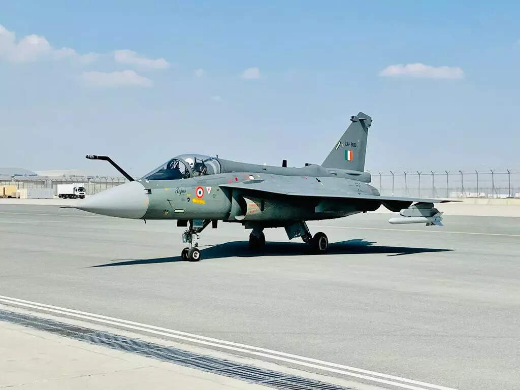 India's indigenous LCA Tejas lands in UAE to take part in its first ...