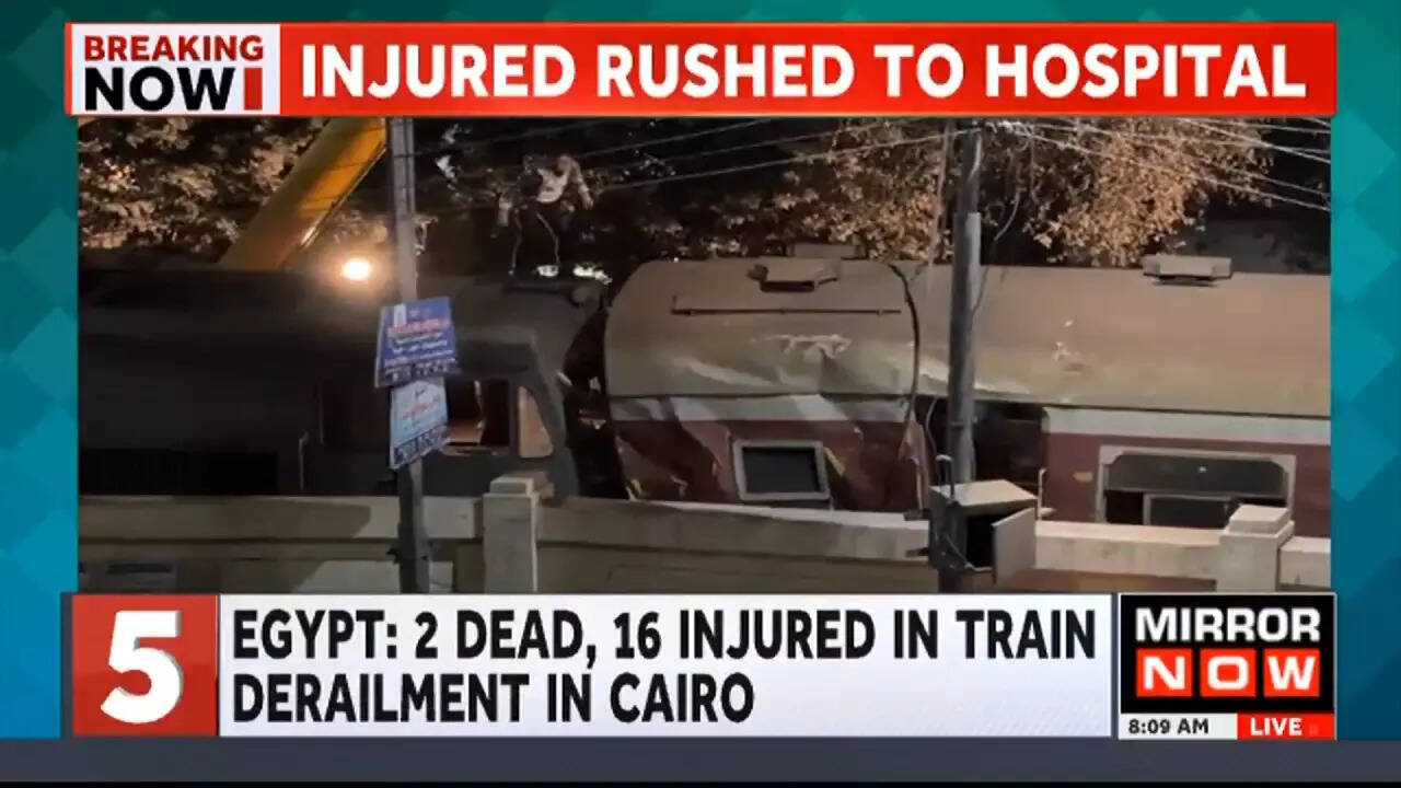 Egypt witnesses another train derailment; Cairo rail disaster kills 2 ...