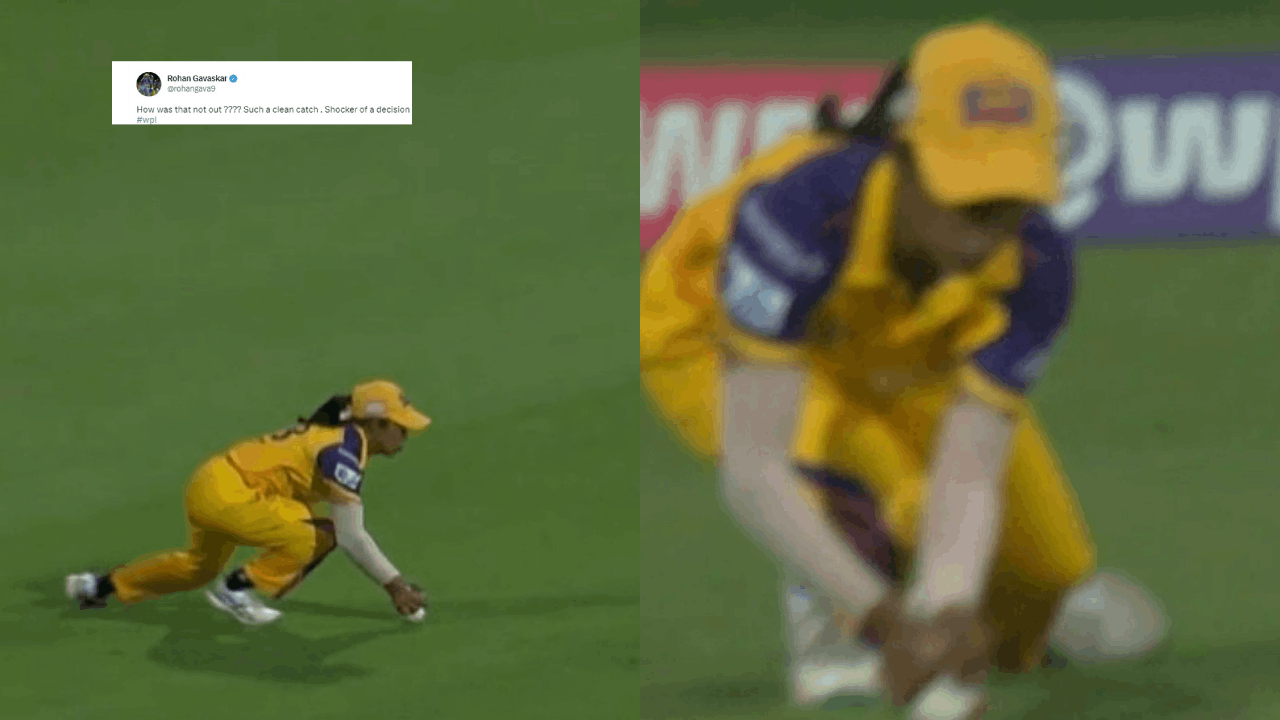 MI VS UPW: Umpiring shocker in WPL 2023! Third umpire claims ball ...