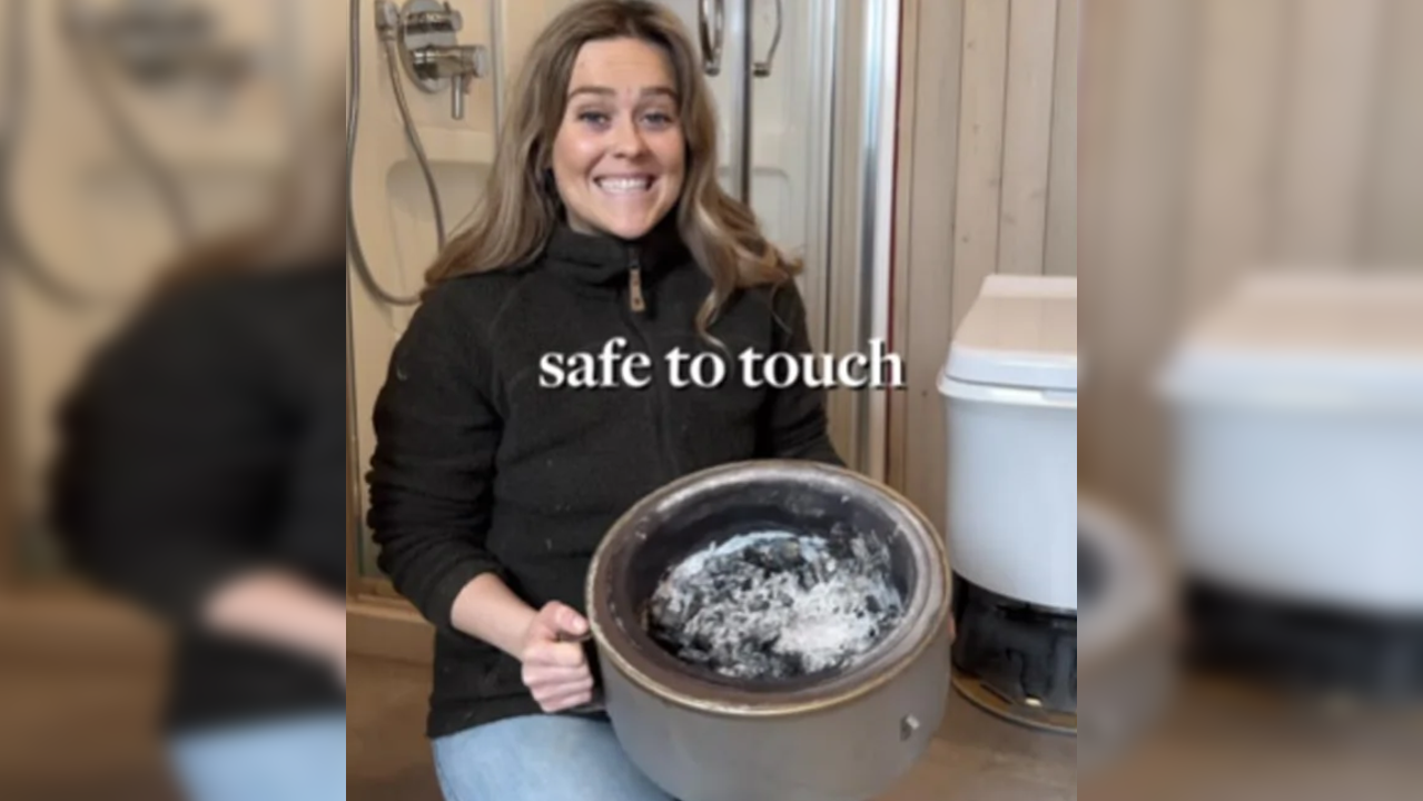 Sit happens, ash follows: Netizens intrigued by waterless toilet that ...