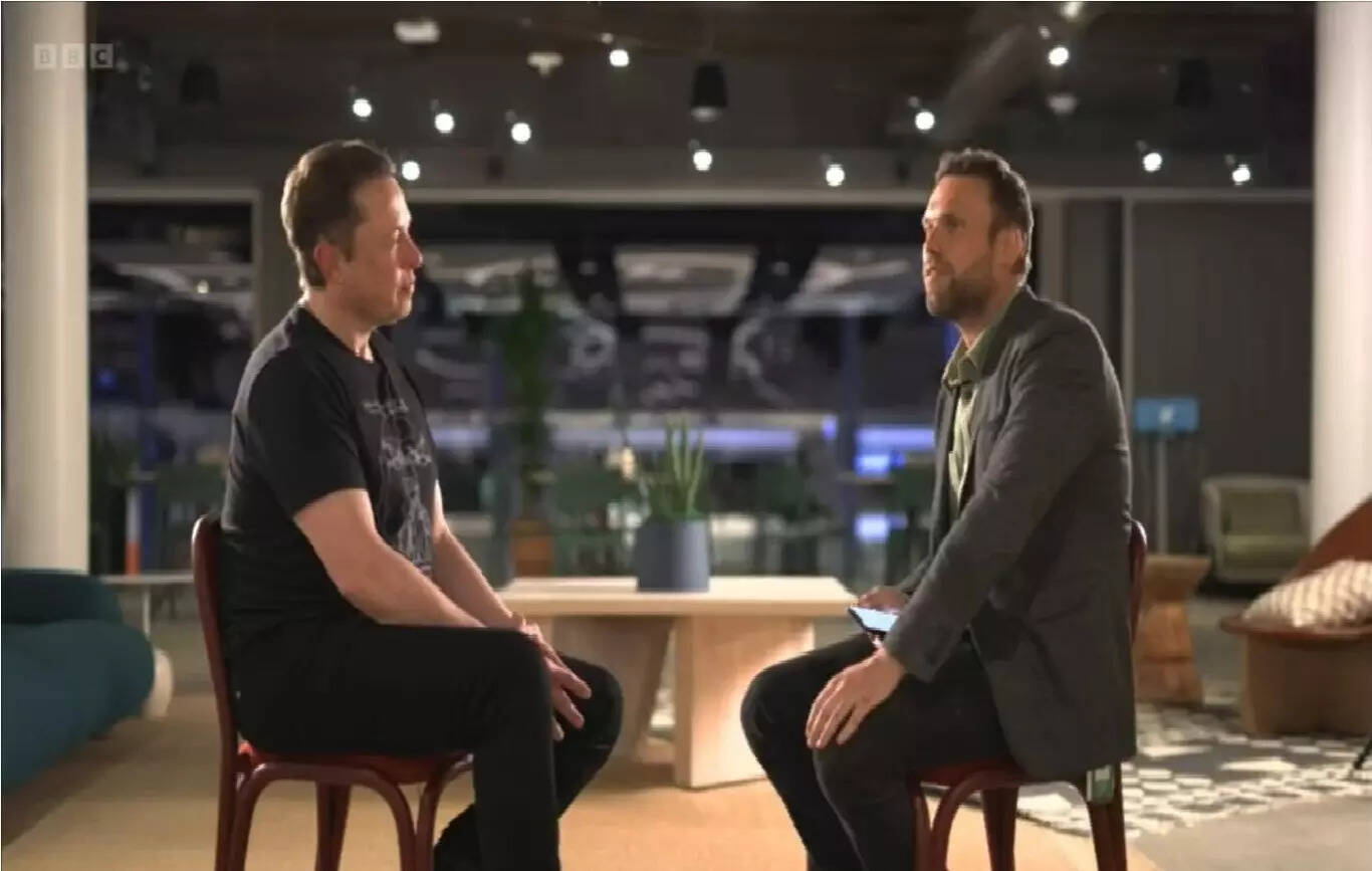 Elon Musk Calls Bbc Journalist Liar During Live Interview Viral
