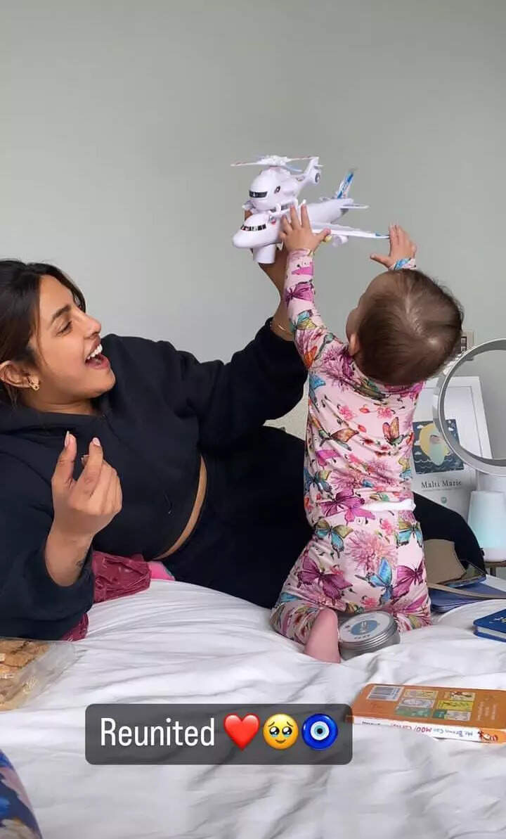 Priyanka Chopra And Nick Jonas Surprise Daughter Malti Marie With A ...