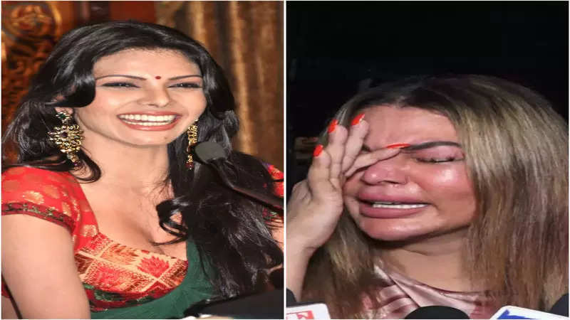 Police arrest Rakhi Sawant following a complaint filed by Sherlyn Chopra