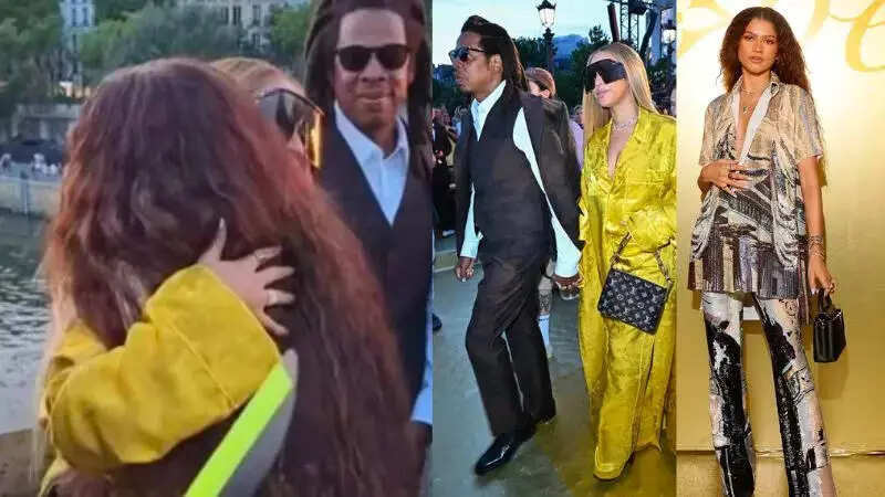 Beyonce and Zendaya steal the spotlight in viral video of their glamorous meetup at Louis ...