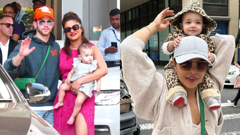 Nick Jonas shares unseen video of Priyanka Chopra taking Malti for a ... Nick Jonas shares unseen video of Priyanka Chopra taking Malti for a ...
