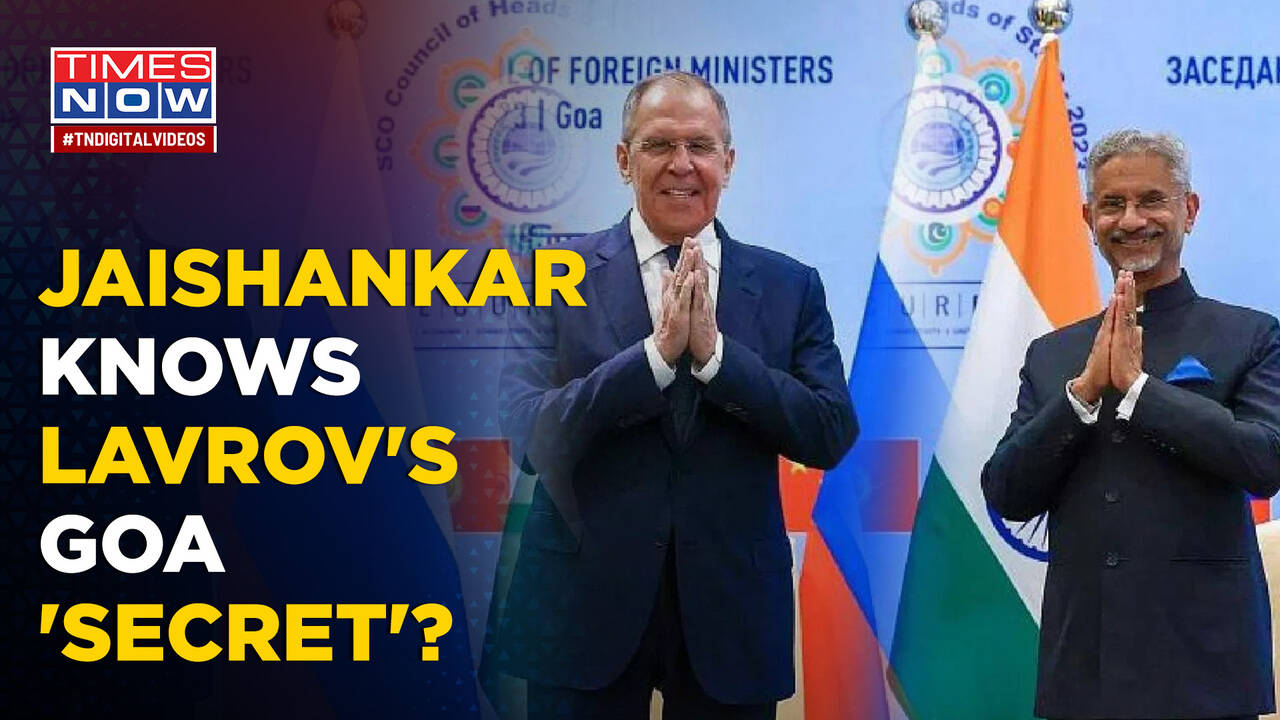 SCO Goa Captures Jaishankar & Russia's Lavrov In Light Mood, EAM Jokes ...
