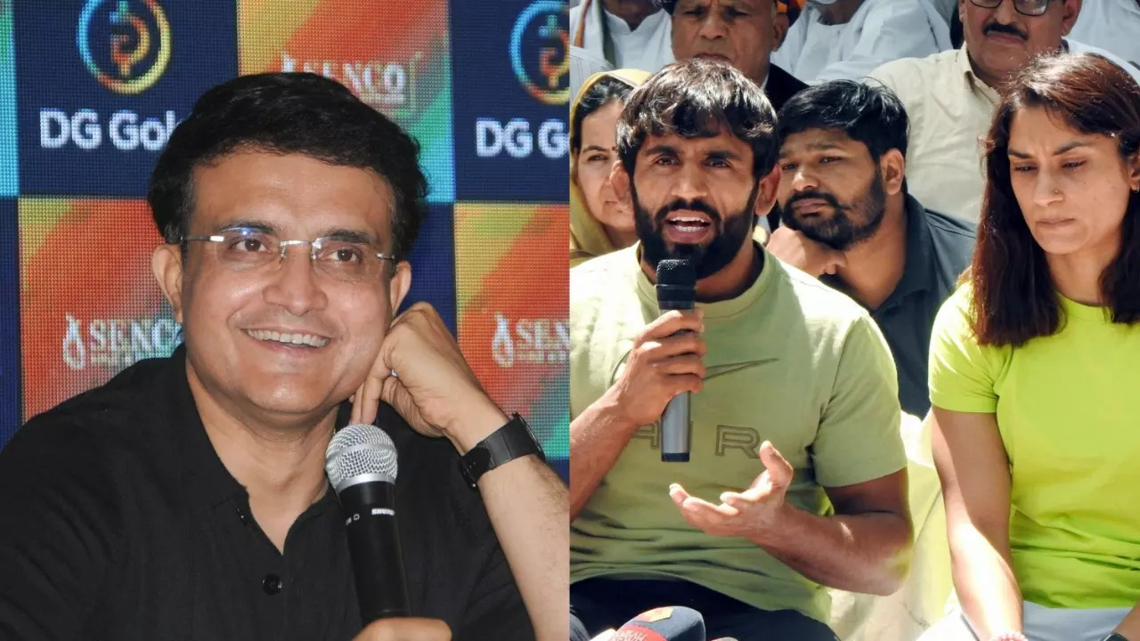 I Don't Know What's Happening : Sourav Ganguly Gives SHOCKING Statement On Wrestlers' MeToo ...