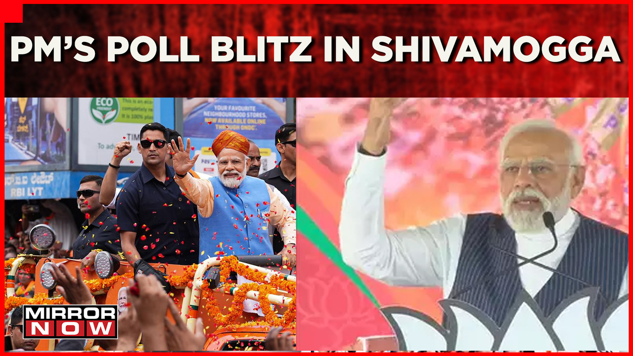 Battle For Karnataka | PM Modi Mega Rally In Shivamogga | BJP Ensures ...