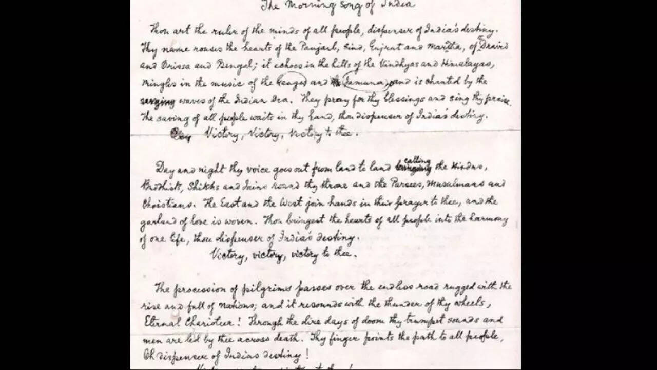 Rabindranath Tagore Translated 'Jana Gana Mana' Into English ...