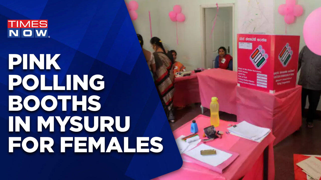Karnataka Assembly Elections 2023 Update: Pink Booth Installed To Urge ...