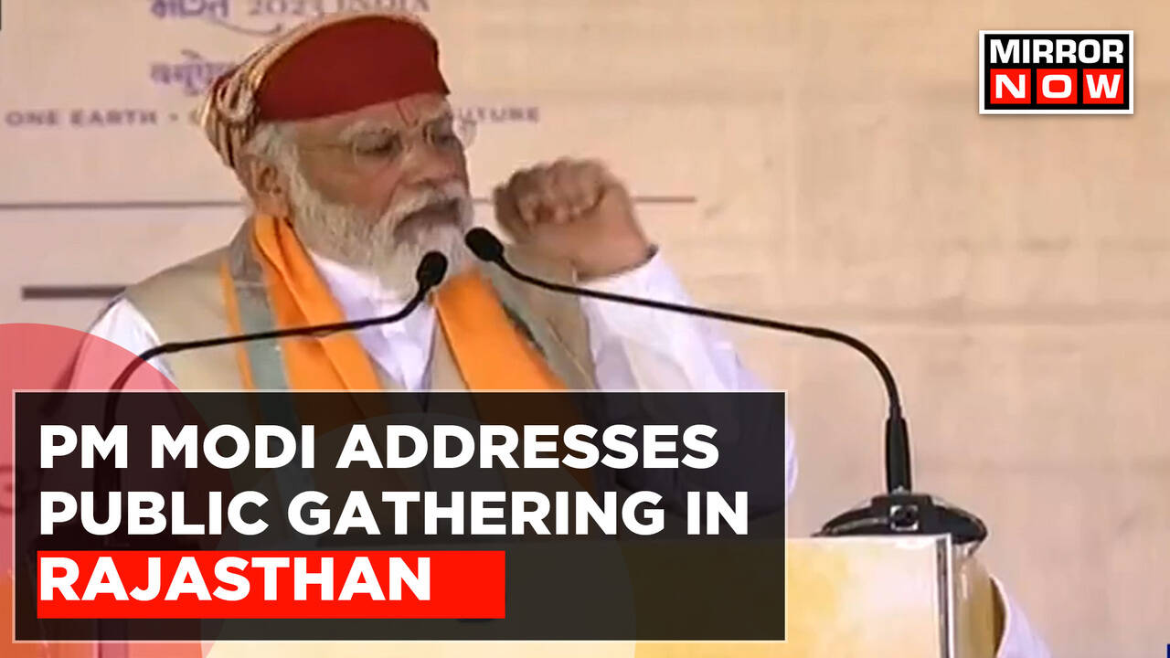 Watch Prime Minister Narendra Modi's Full Speech As he Addresses Public ...