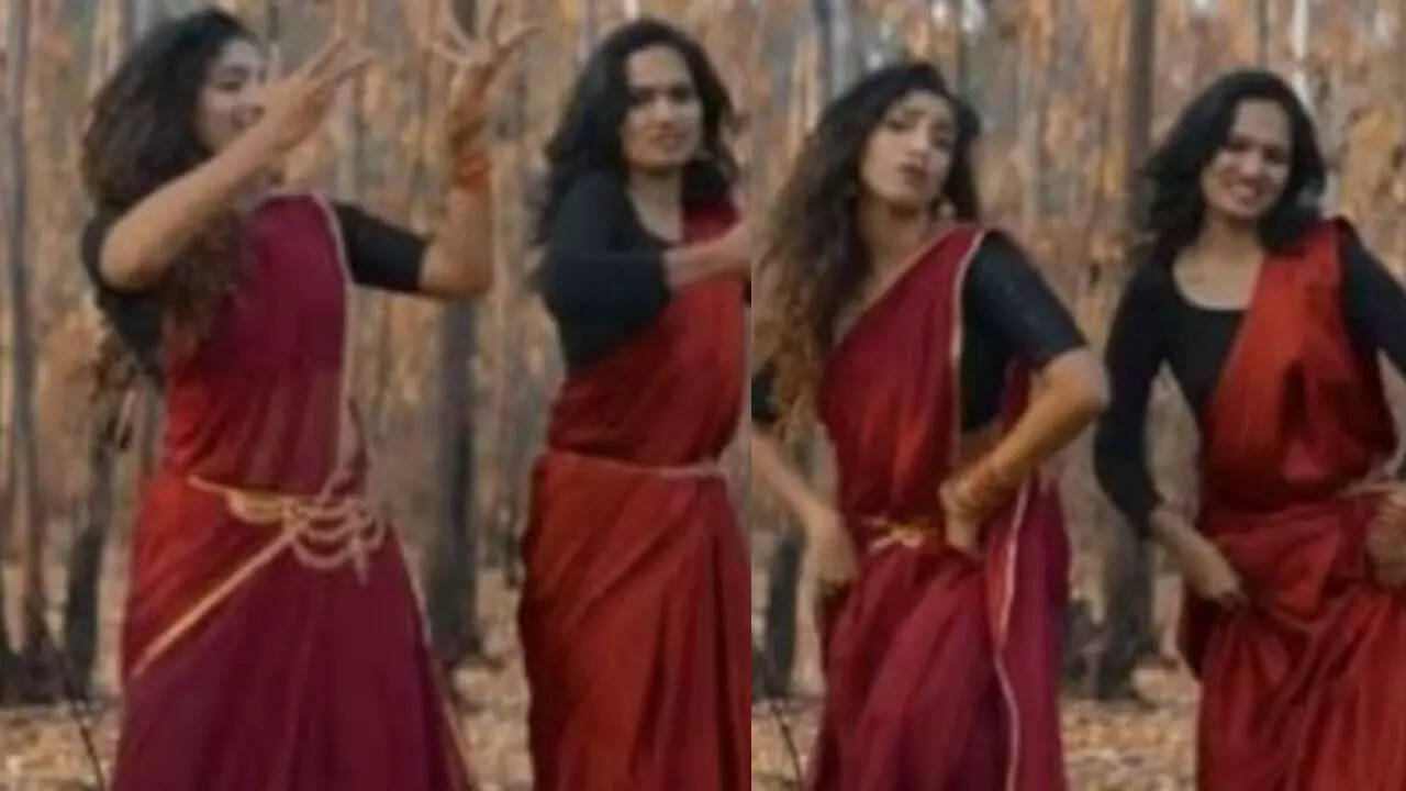 Viral Video | Saree-clad Women Dance to 'Chammak Challo', Electrifying ... Viral Video | Saree-clad Women Dance to 'Chammak Challo', Electrifying ...