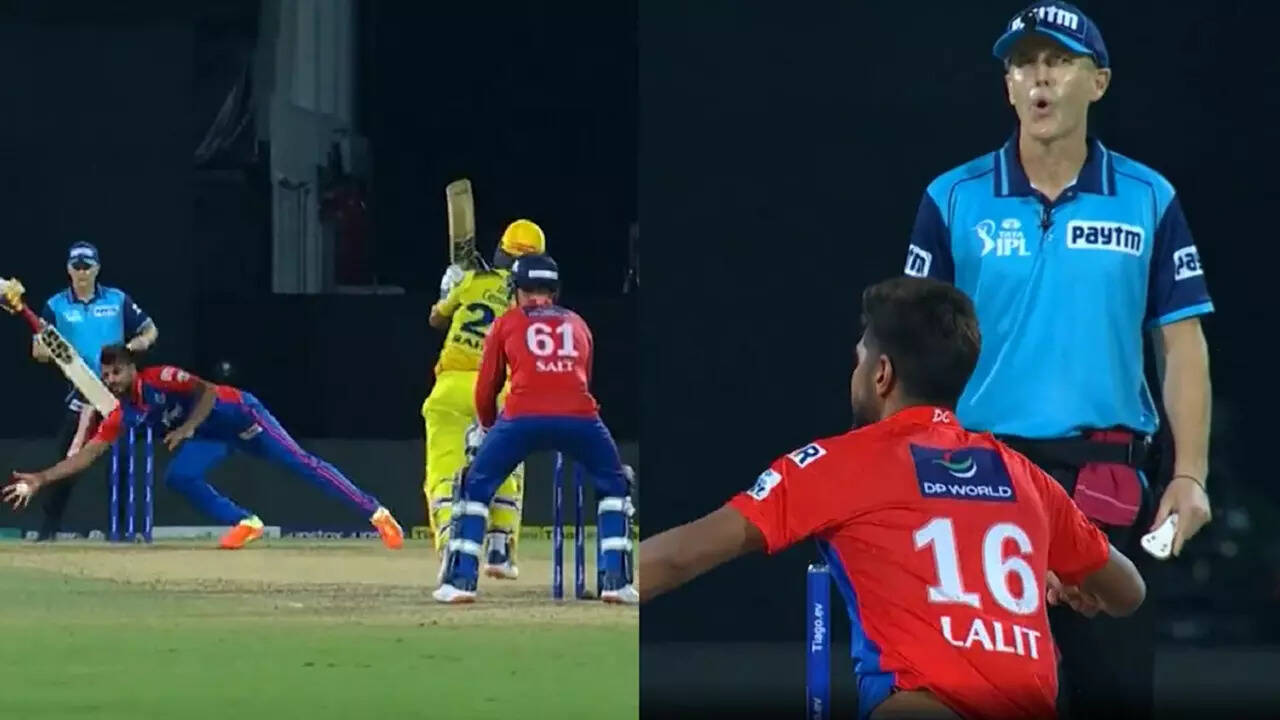 Lalit Yadav Takes Stunning Catch Off His Own Bowling To Dismiss Ajinkya ... Lalit Yadav Takes Stunning Catch Off His Own Bowling To Dismiss Ajinkya ...