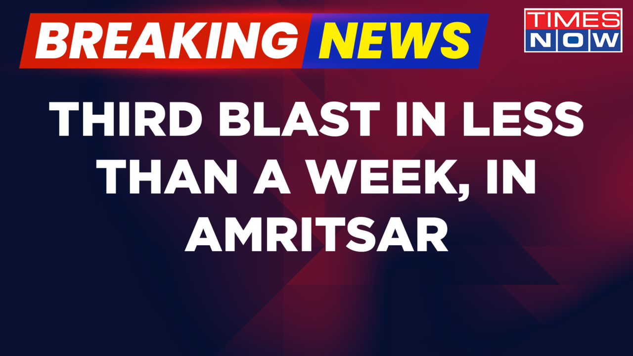 Breaking News | Amritsar Blast News: Third Explosion In A Week Near Golden Temple, 3 People In ...