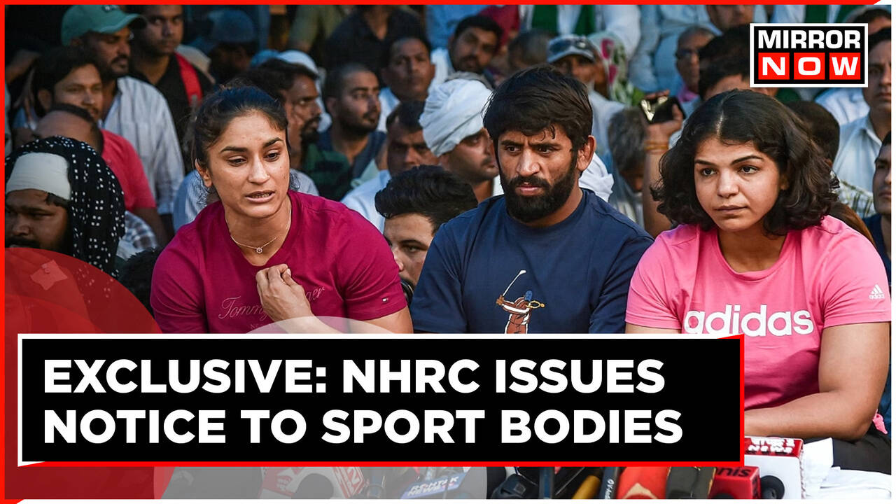 Wrestlers Protest: NHRC Issues Notice Over Absence Of Complaints ...
