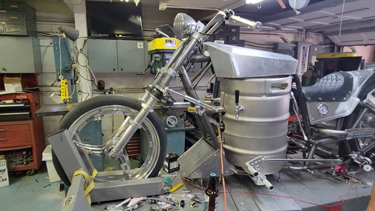 Man Creates Beer-Powered Motorcycle, Says It Could Reach Speeds Up To ...