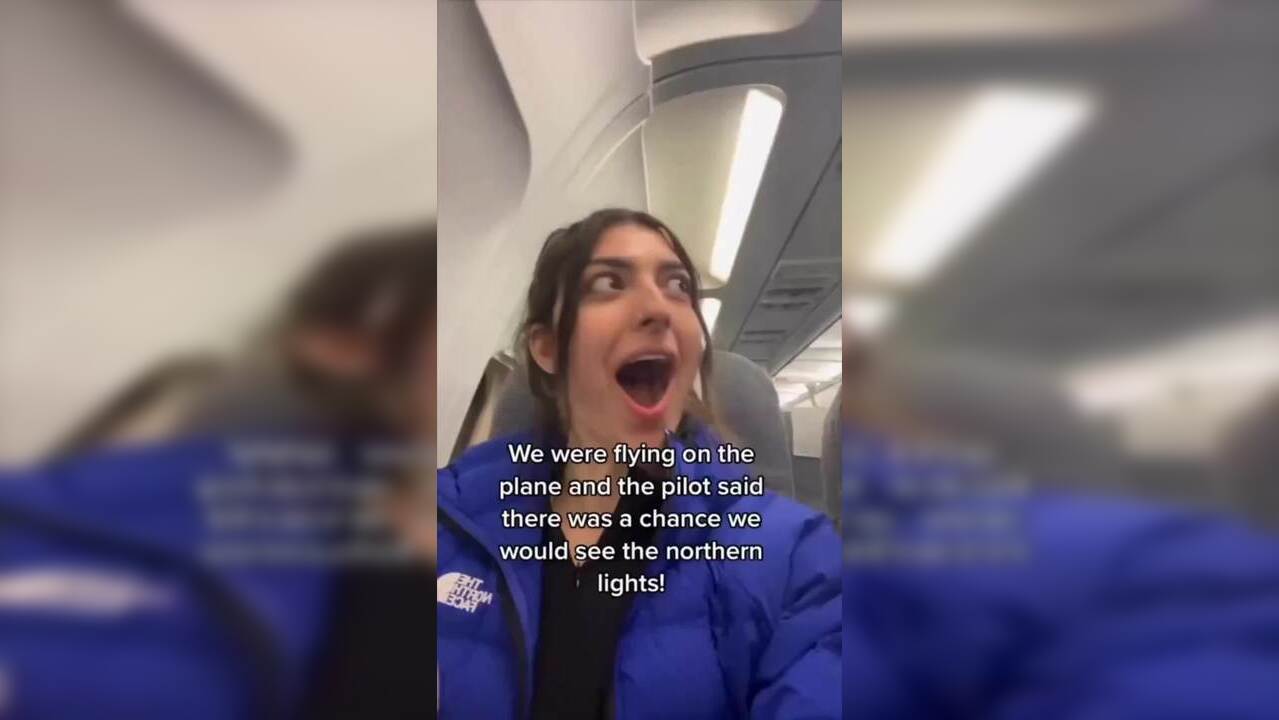 Passengers Witness Northern Lights From Plane, Mesmerising Video Goes ...