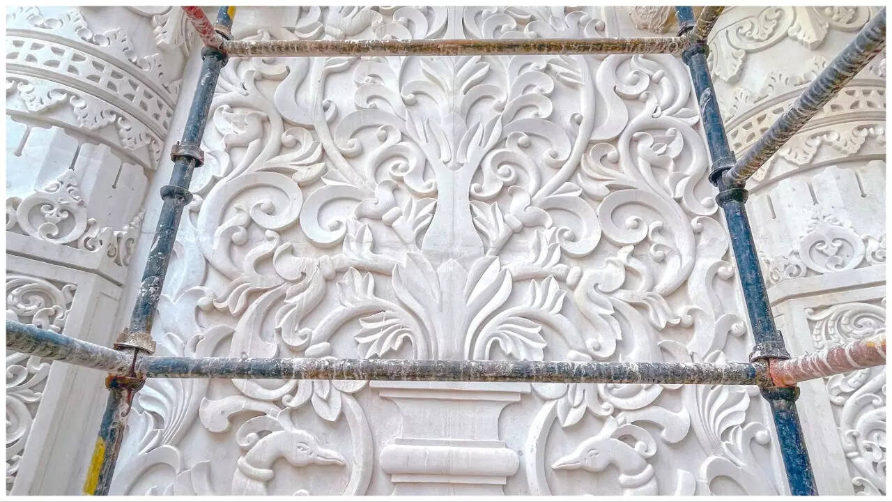 Ayodhya's Ram Mandir Takes Shape: Here's First Look Of 'Garbha Griha ...