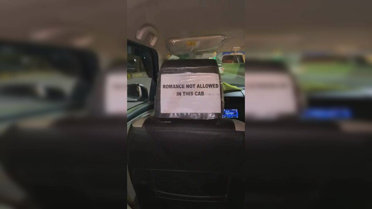 Driver Puts 'Romance Not Allowed' Sign In Cab After Delhi Metro PDA ...