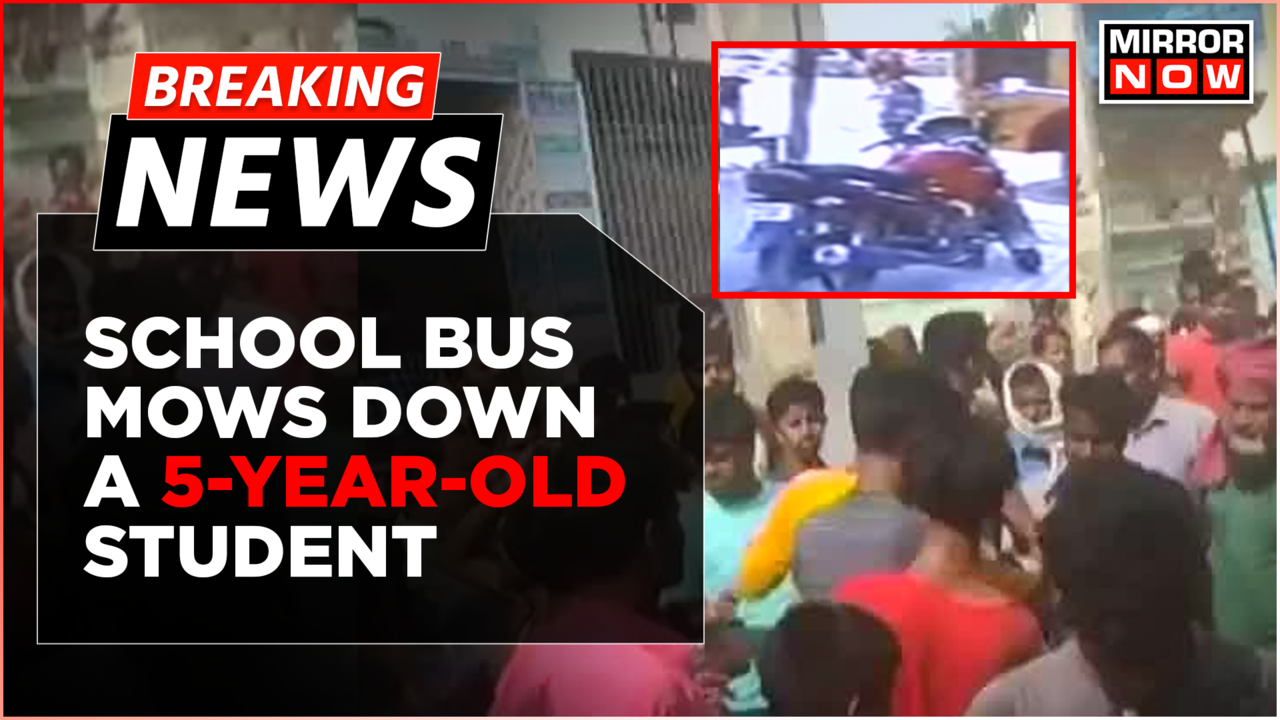 Breaking News: Bihar School Bus Mows Down A 5-Year-Old Student; Driver ...