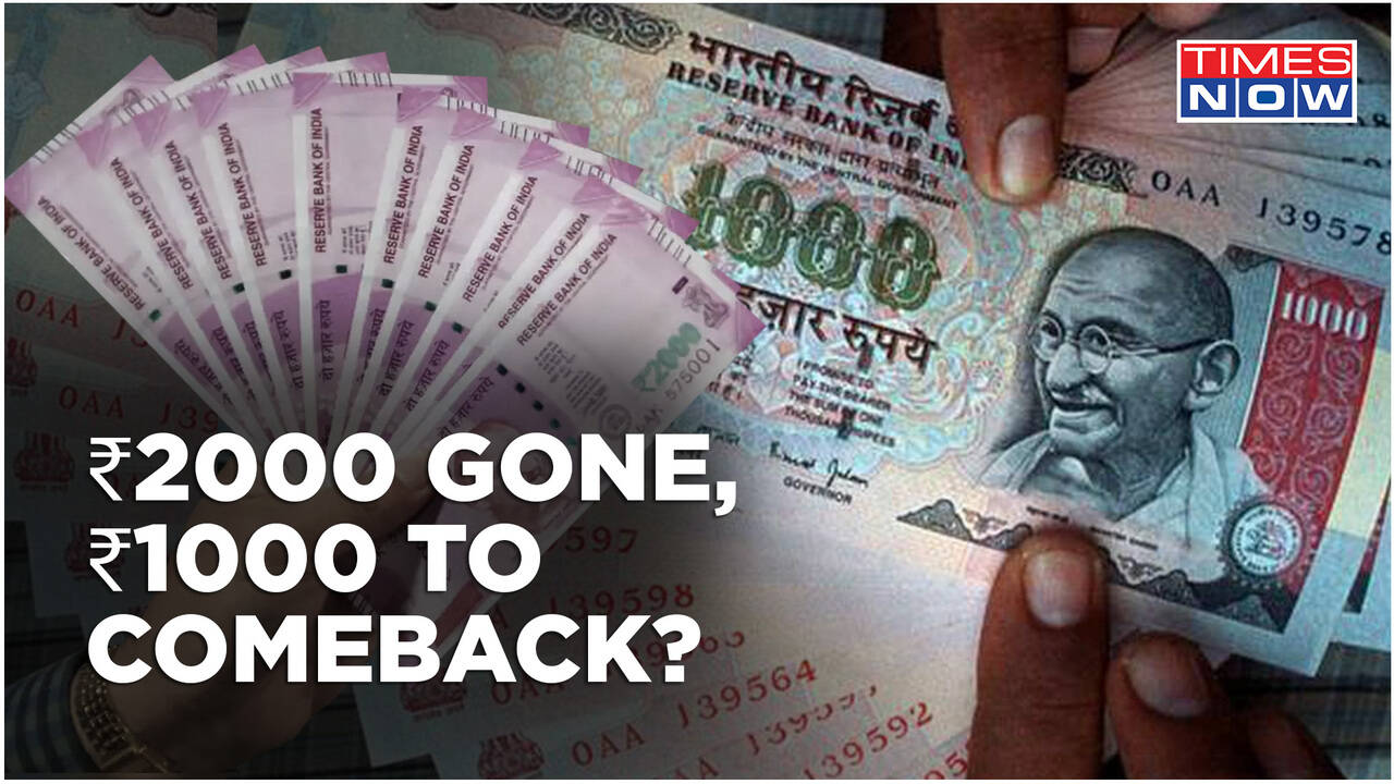 Will ₹1000 Notes Be Re-introduced Now That ₹2000 Is Out Of Circulation ...