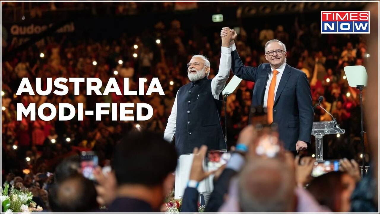 Modi Gets Rockstar Welcome In Australia, 'Namo Namo' Rings Loud As PM Blows India's Bugle In ...