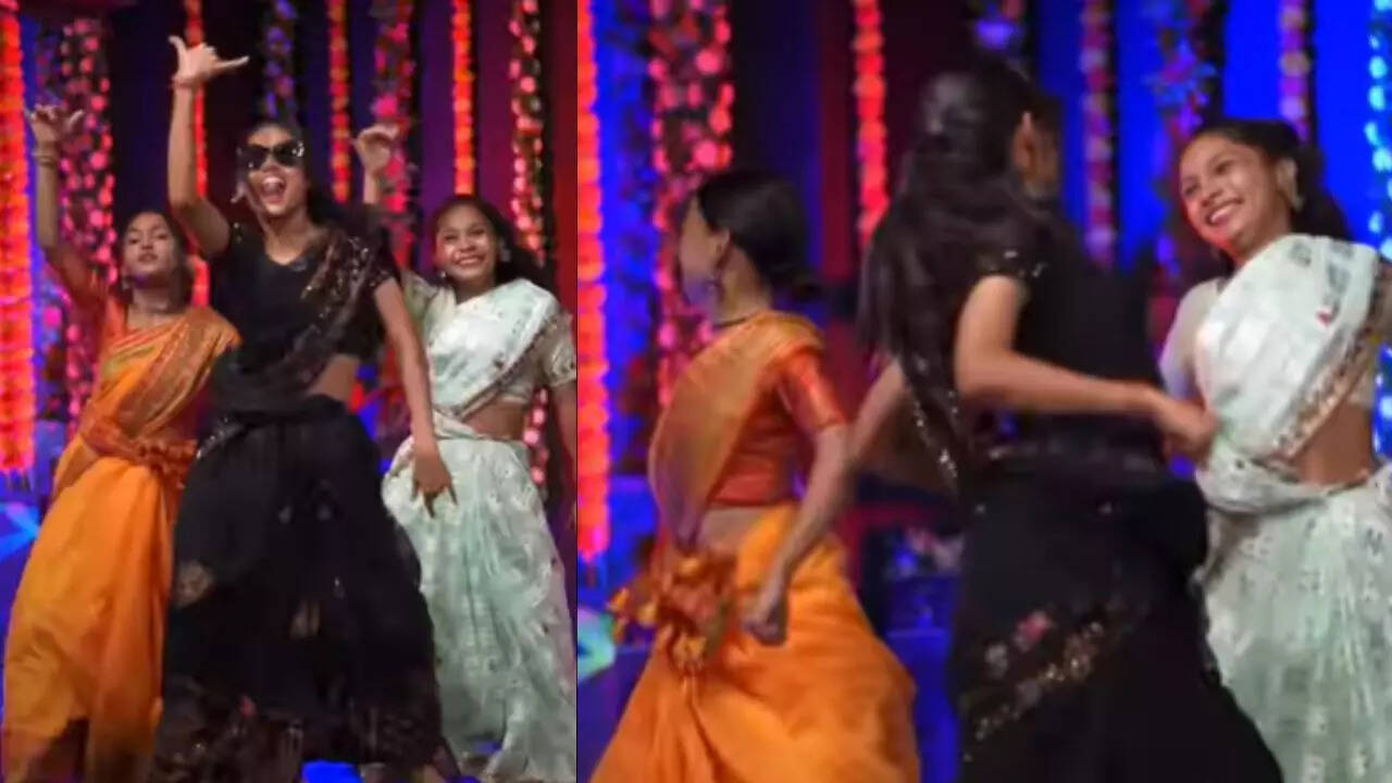 Viral Video | Saree-Clad Women's Electrifying Kuthu Dance Stuns ...