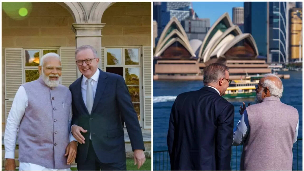 PM Modi, Australia's Anthony Albanese Visit Opera House On Day 2 Of Sydney Visit | Visuals ...