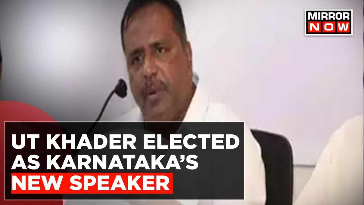 Karnataka Gets New Speaker Congs Ut Khader Elected As 1st Minority