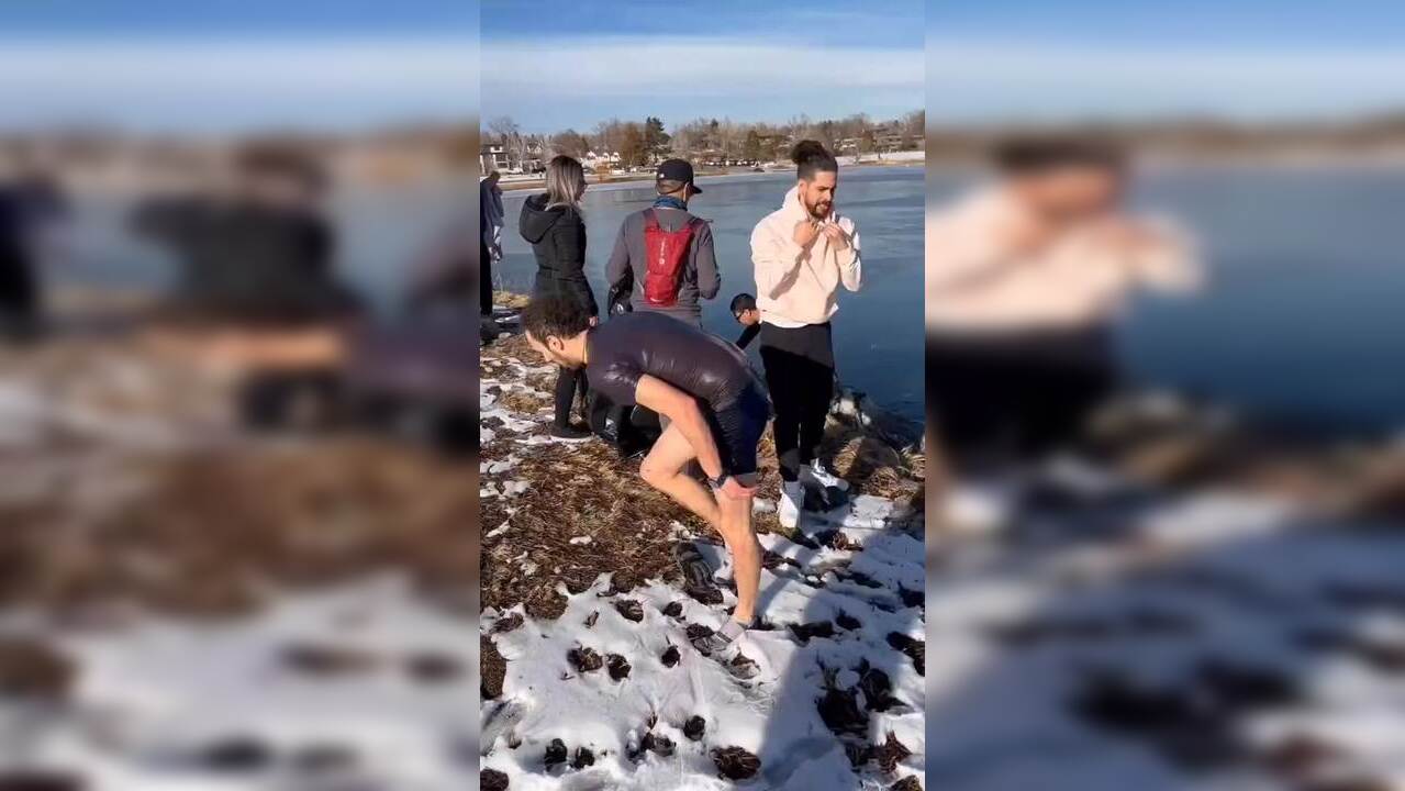 Good Samaritans Offer Their Own Clothes To Warm Up Man Who Jumped Into ...