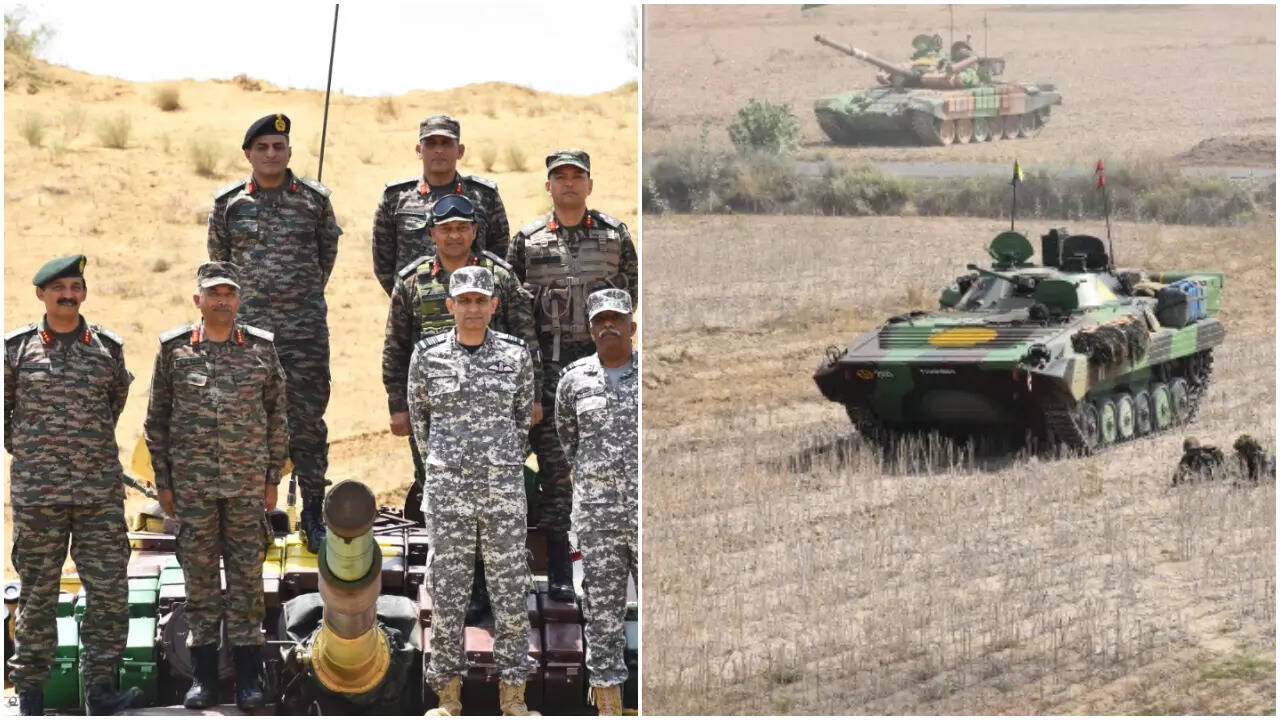 Indian Army's Sapta Shakti Command Conducts Exercise 'Sudarshan Shakti ...