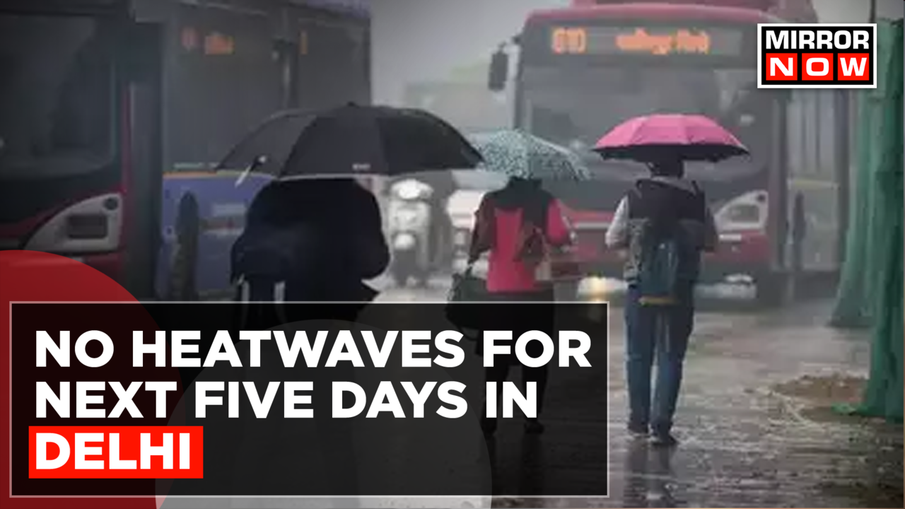 Delhi: Break From Scorching Heat; Heavy Rains And Gusty Winds Clash Parts Of National Capital ...