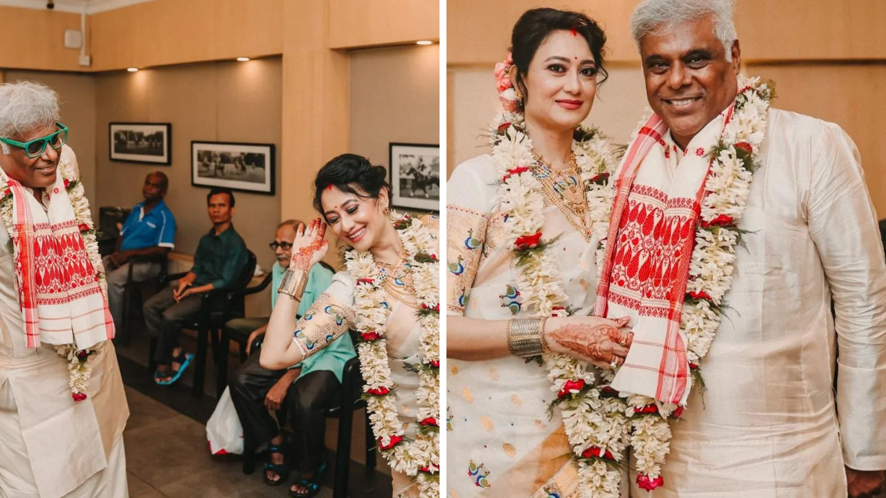 Ashish Vidyarthi Ties Mangalsutra, Performs Bihu With Wife Rupali Barua During 2nd Marriage At ...