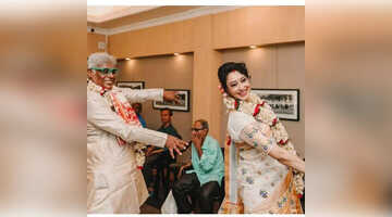 Ashish Vidyarthi: Ashish Vidyarthi Ties Mangalsutra, Performs Bihu With Wife Rupali Barua During ...