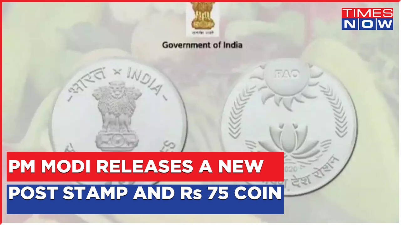 PM Modi Releases A New Indian Post Stamp And The Much Anticipated Rs 75 ...