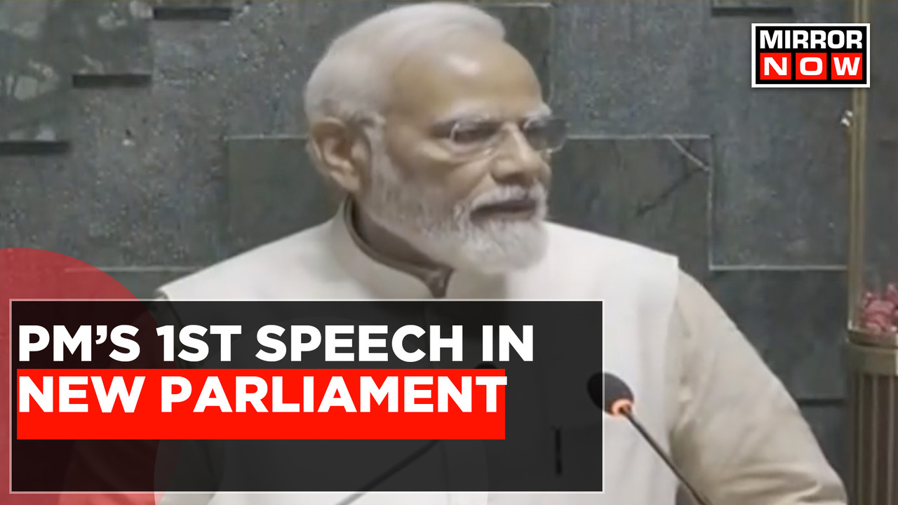 Prime Minister Narendra Modi Delivered First Speech In New Parliament ...